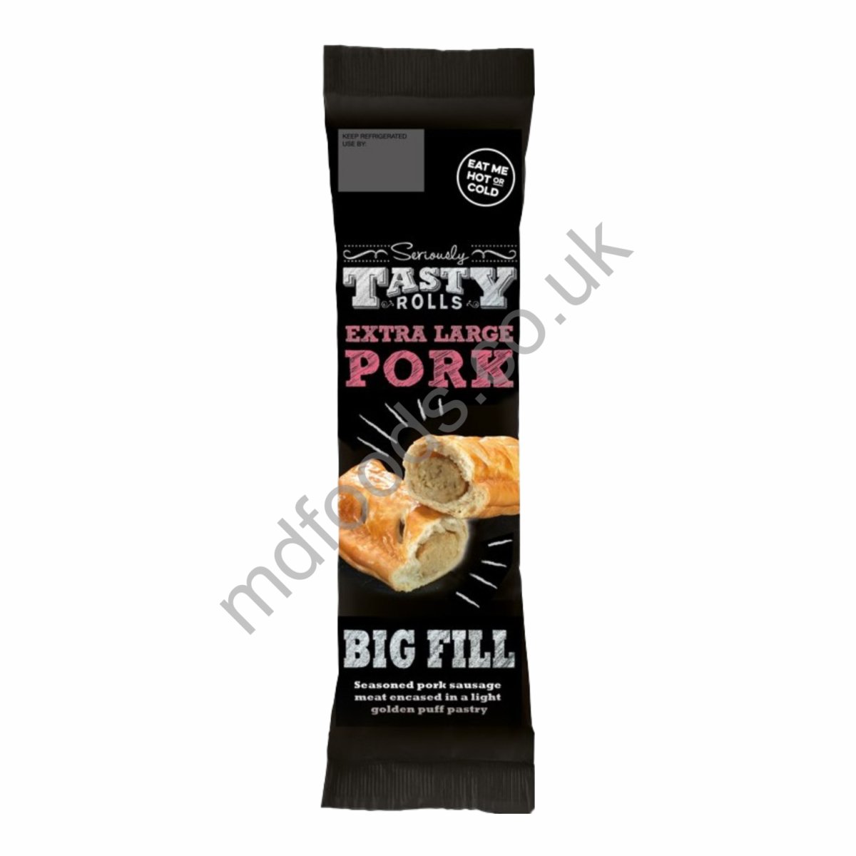 SERIOUSLY TASTY JUMBO SAUSAGE ROLL 90g - MD Foods