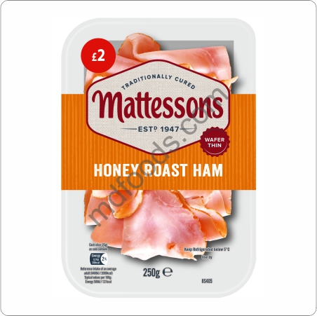 MATTERSONS HONEY ROAST HAM 100g - MD Foods