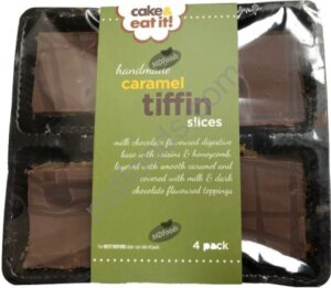 CAKE & EAT IT! CARAMEL TIFFIN 4 PACK SLICES 100g - MD Foods