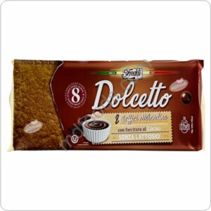 FREDDI DOLCETTO 8 DARK COCOA ITALIAN CAKES 240g - MD Foods